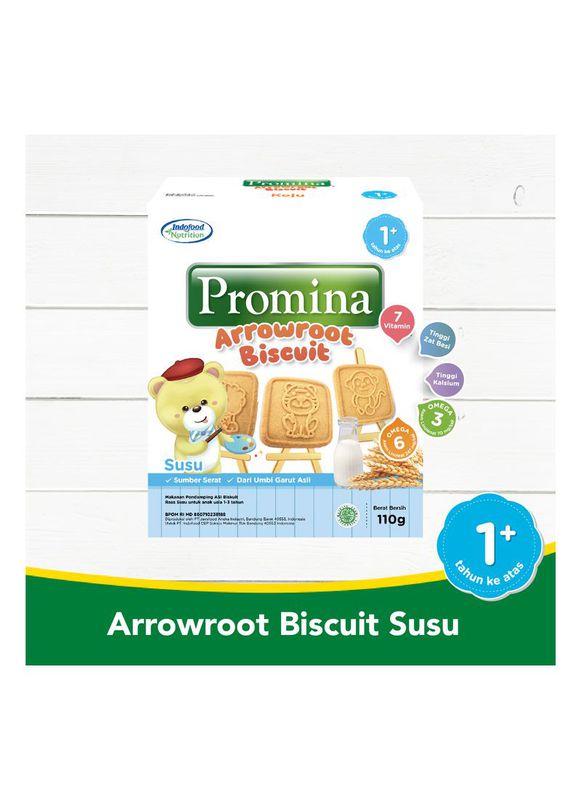 Promina Arrowroot Biscuit Susu 110g - Susu