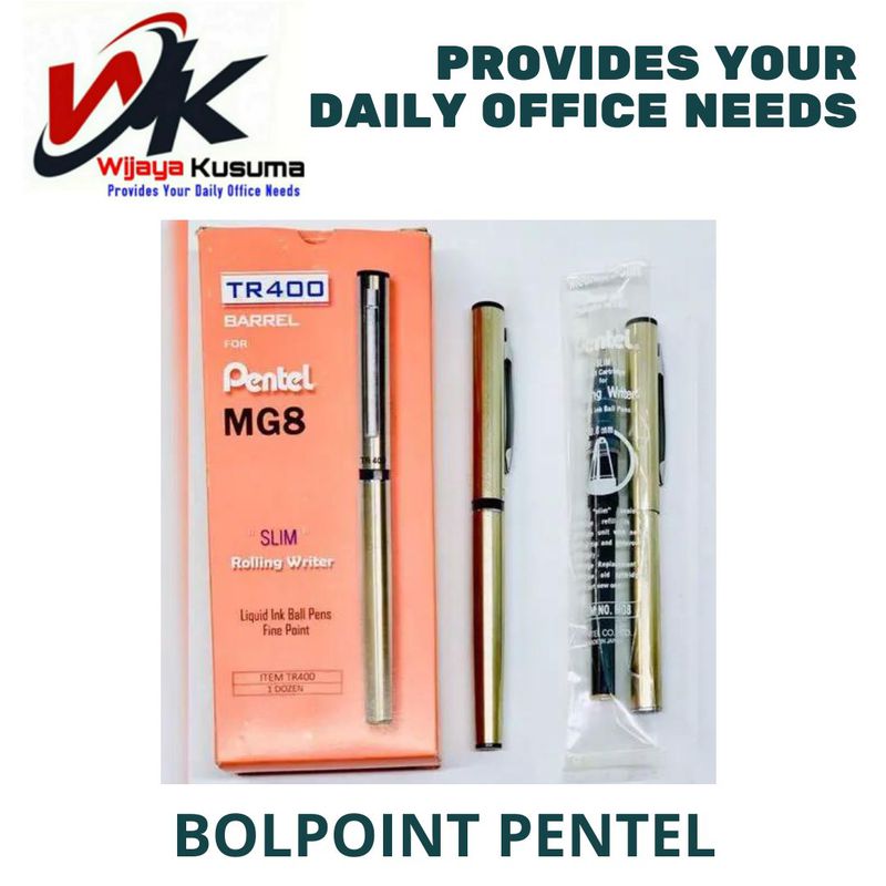 BOLPOINT PENTEL - Hitam