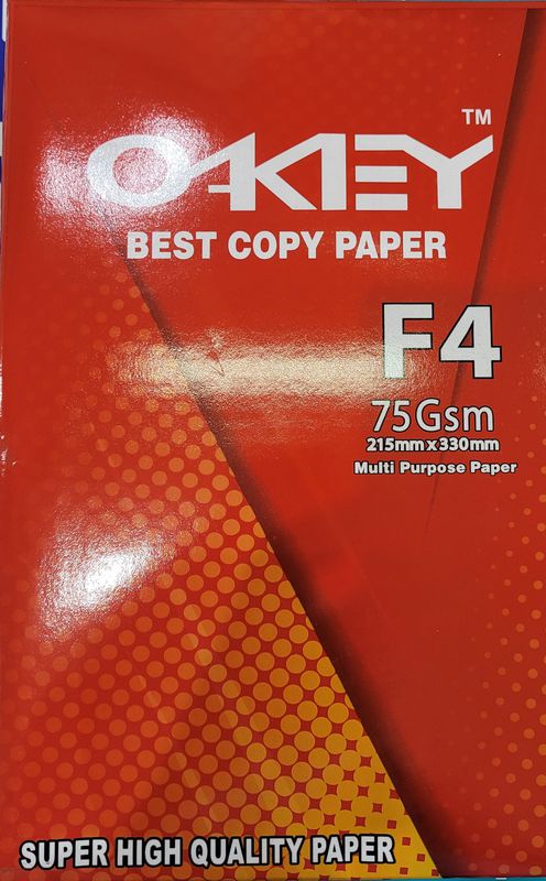 kertas HVS ukuran F4 merk okey