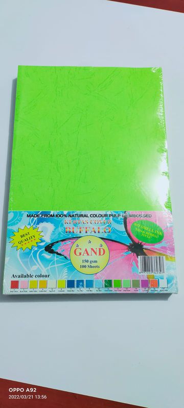 Kertas Cover Buffalo Hijau Muda