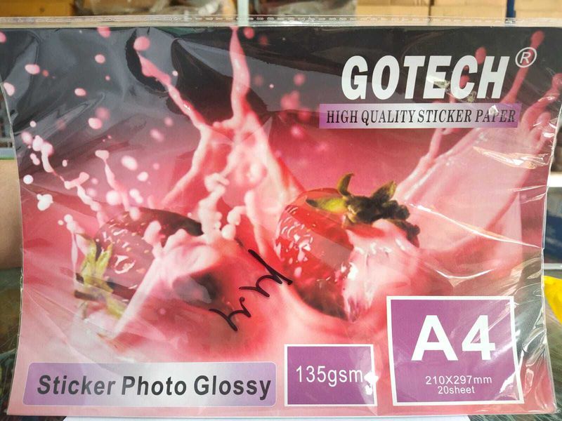 Kertas Foto Sticker Glossy