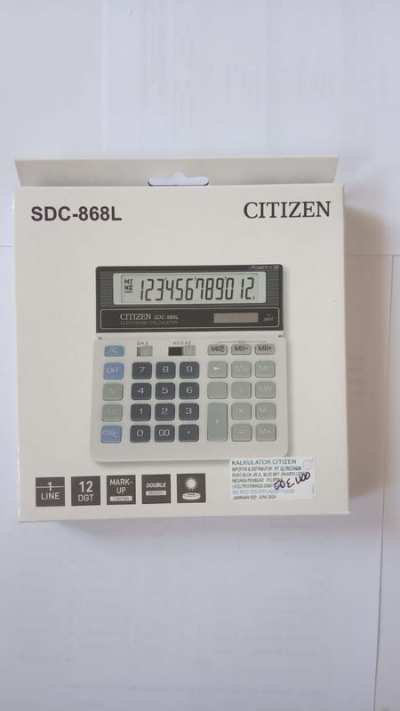 KALKULATOR CITIZEN SDC-868L