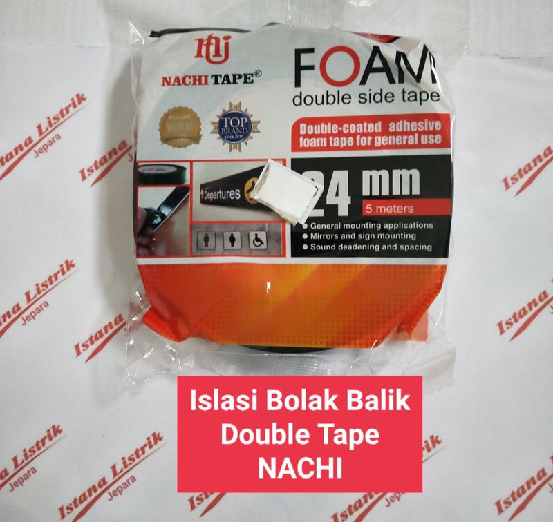 Isolasi bolak balik double tape NACHI