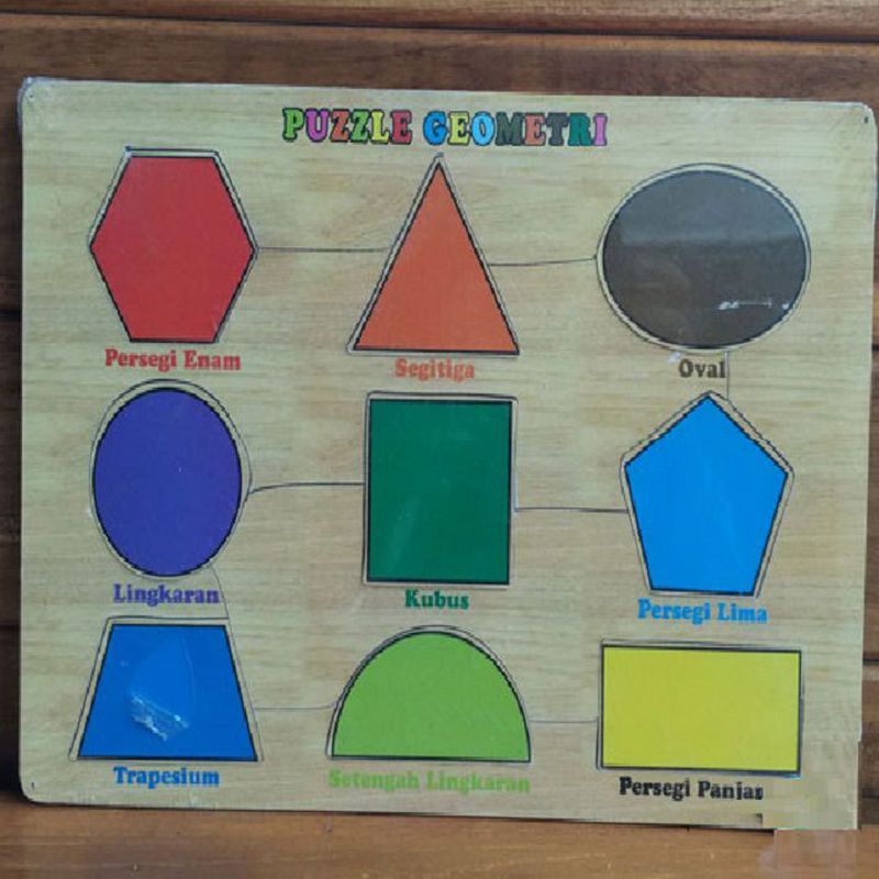 PUZZLE GEOMETRI STIKER