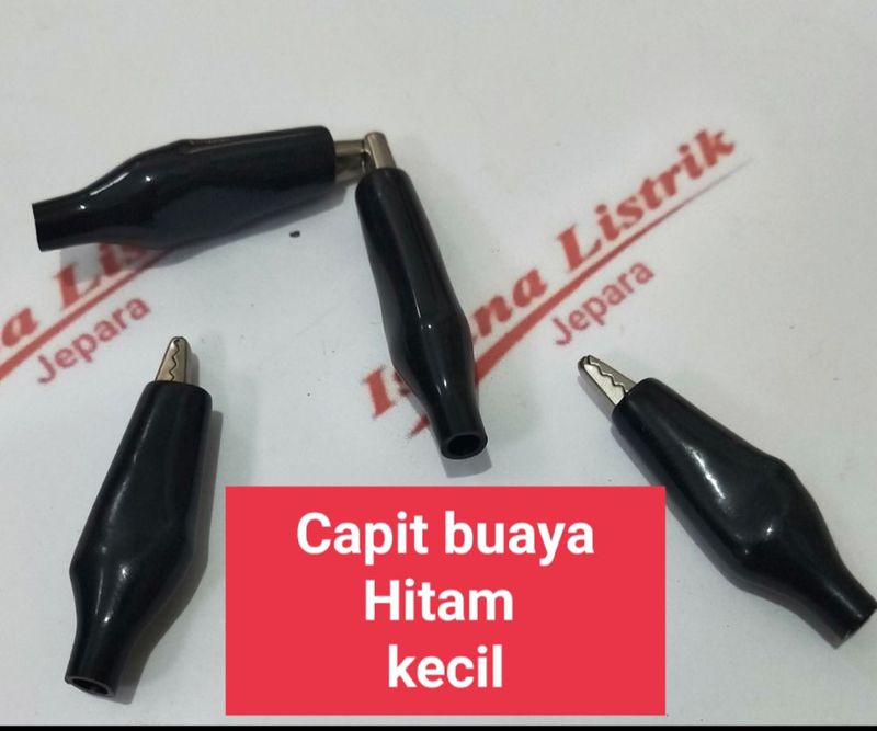 Capit buaya kecil merah dan hitam per biji