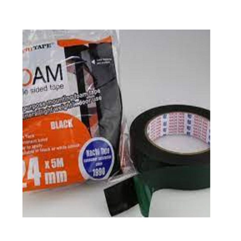 Isolasi Double Tape Foam Nachi 24mm x 5m Spon Hijau 1 inc