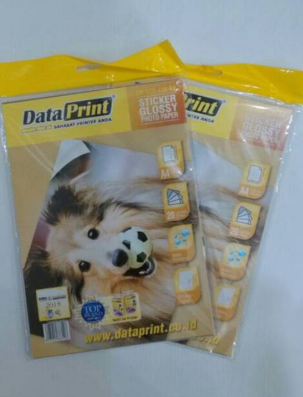 Kertas stiker data print dll - A1
