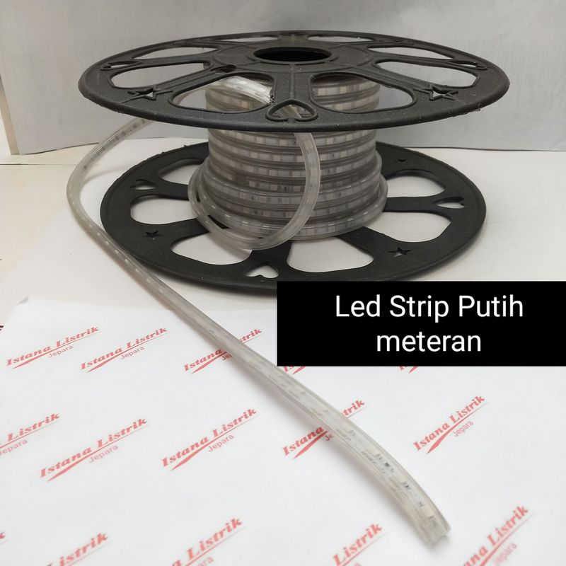 Lampu Led Strip Putih , meteran