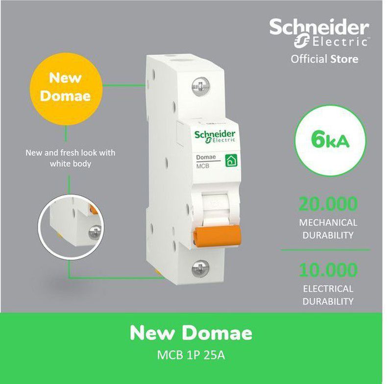MCB 25 Amper C25 /1 Phasa