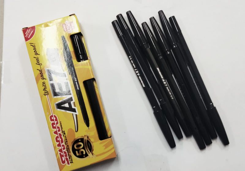 Pen / Pulpen Standard AE7 (Lusin) - Hitam