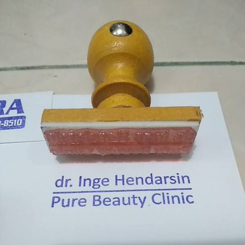 Stempel Nama Kayu - Multicolor