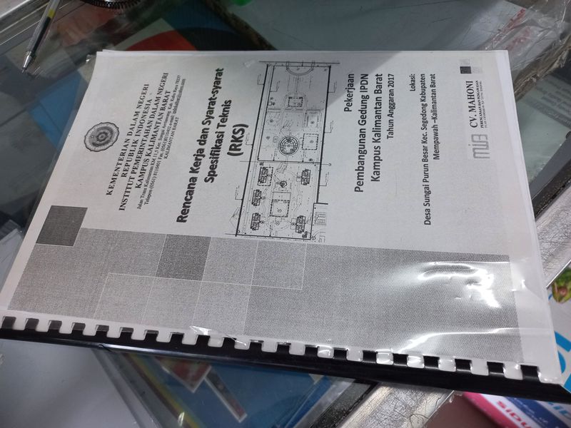 Jilid Spiral Plastik (Ring Plastik) 1,5 inch