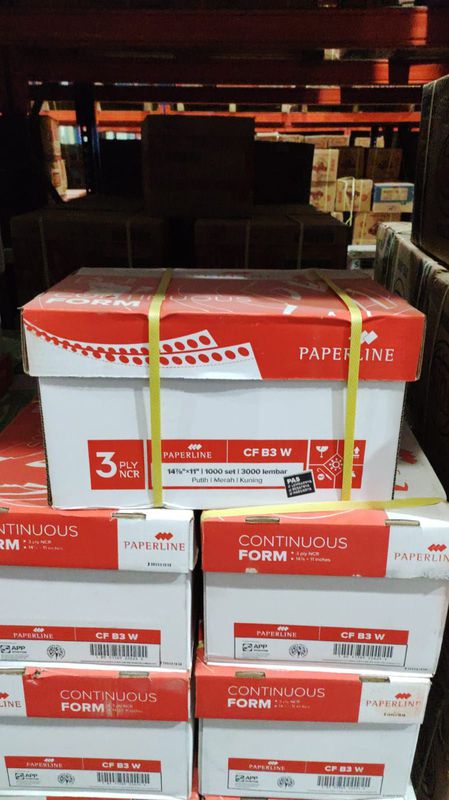 Kertas Continuous Form 14 7/8" x 11" 1000 set (3 ply NCR)