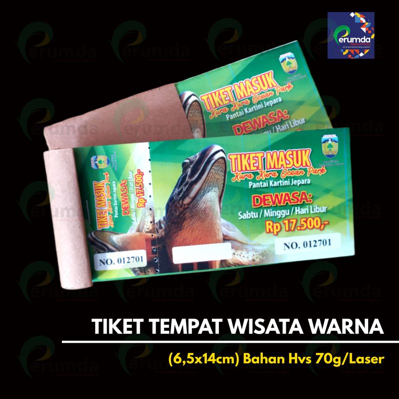 TIKET TEMPAT WISATA FULL COLOR