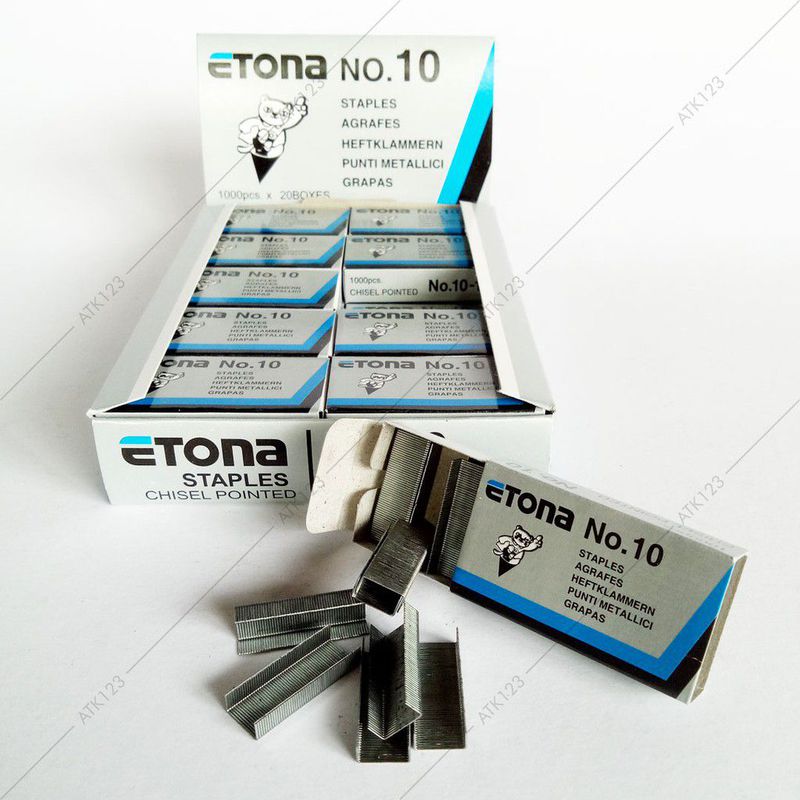 STAPLES ETONA NO.10 ISI 20 BOX