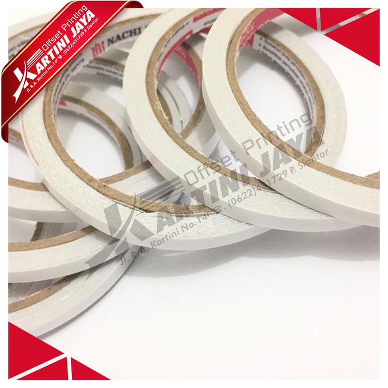 DOUBLE TAPE KERTAS 1/4 INCHI