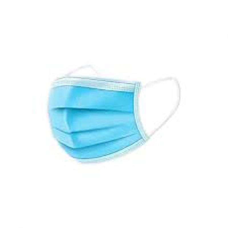 MASKER BIRU 3 PLY ISI 50 PCS