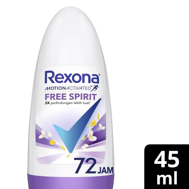 REXONA WOMEN DEODORANT ROLL ON FREE SPIRIT 45 ML