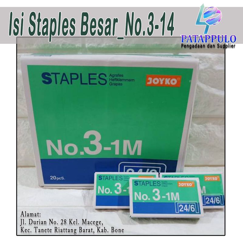 Isi Staples Besar_No.3-1M_Joyko