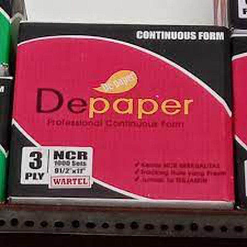 Kertas NCR 3 Ply Wartel Merk Depaper