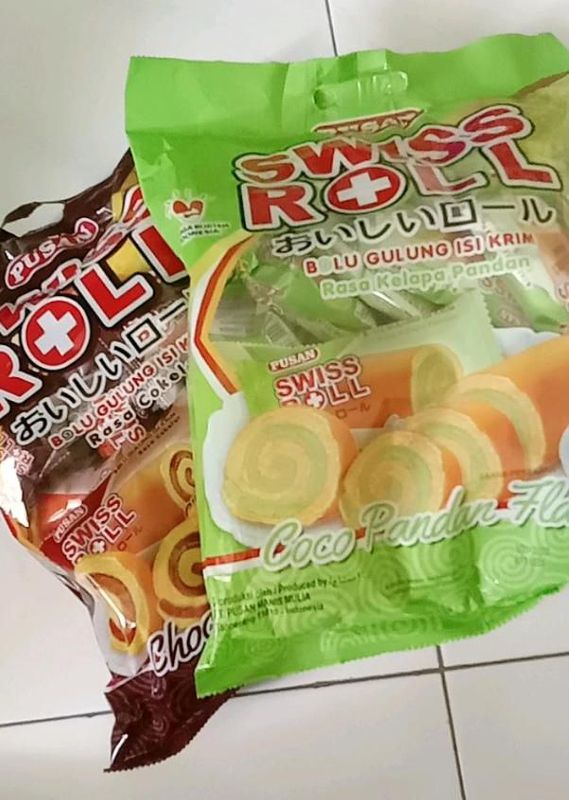 Snack bolu gulung swiss roll
