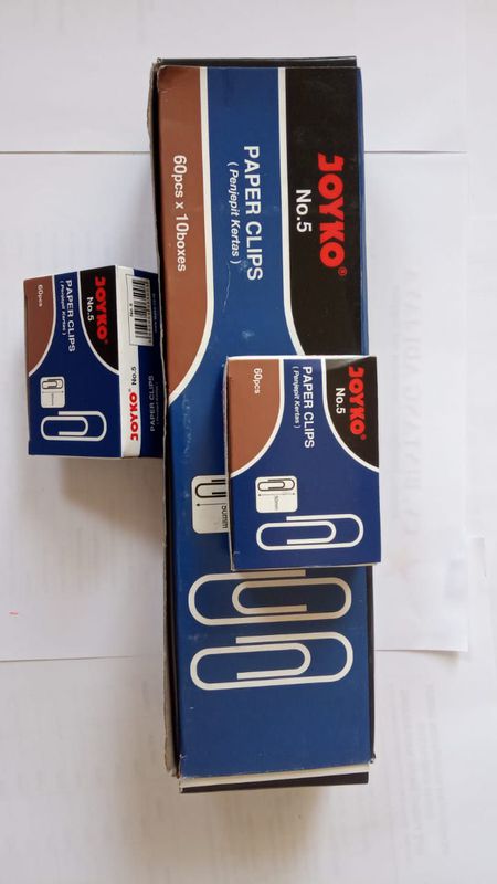Paper Clip Joyko No. 5 Harga Per Dus Kecil