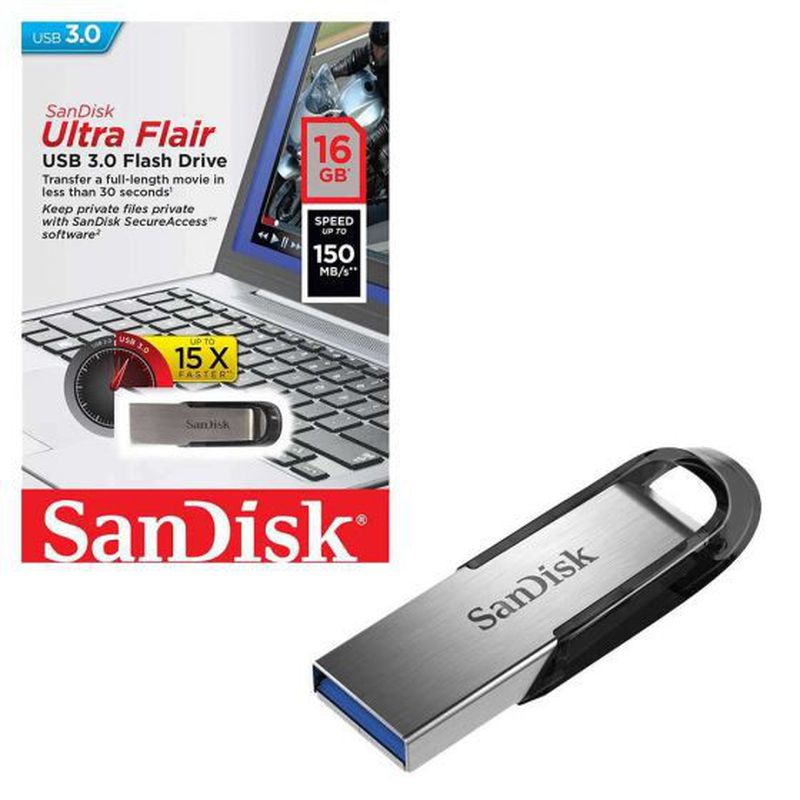 USB FLASH DISK SANDISK ULTRA FLAIR 16GB CZ73 USB 3.0