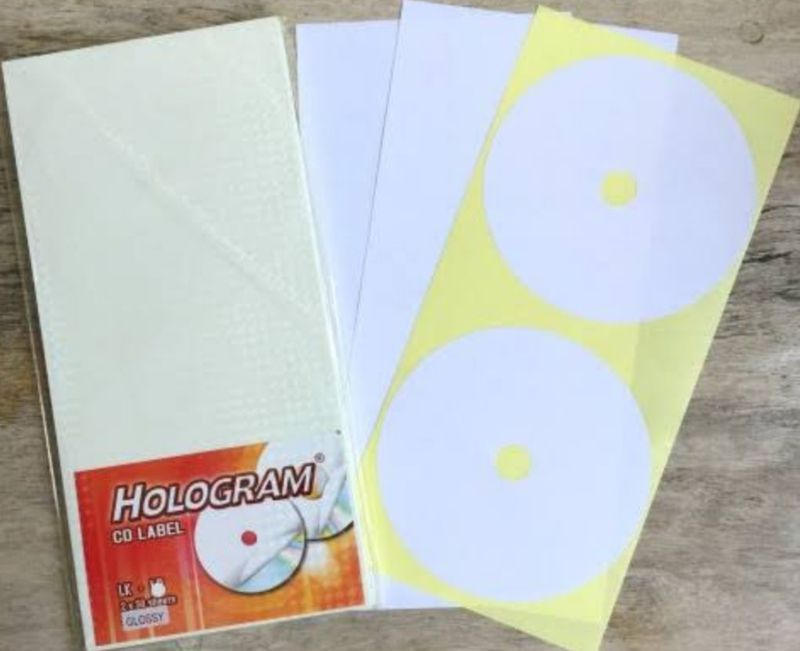 Stiker label CD/DVD