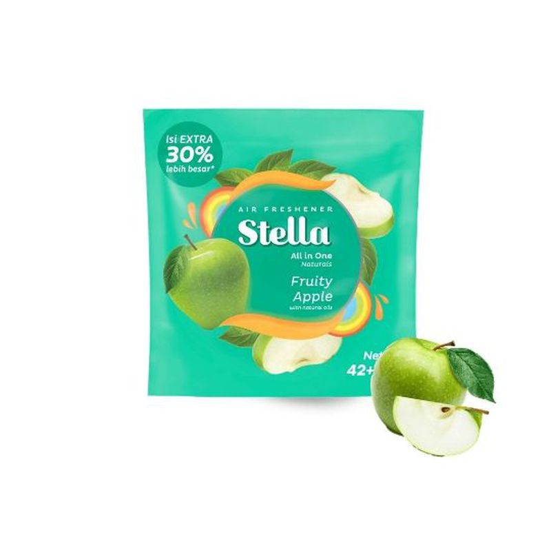 STELLA ALL IN ONE PENGHARUM RUANGAN AIR FRESHENER - Fruity Apple
