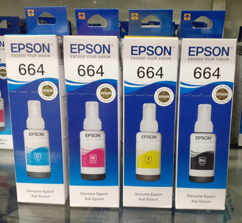Tinta Epson 664 - Biru
