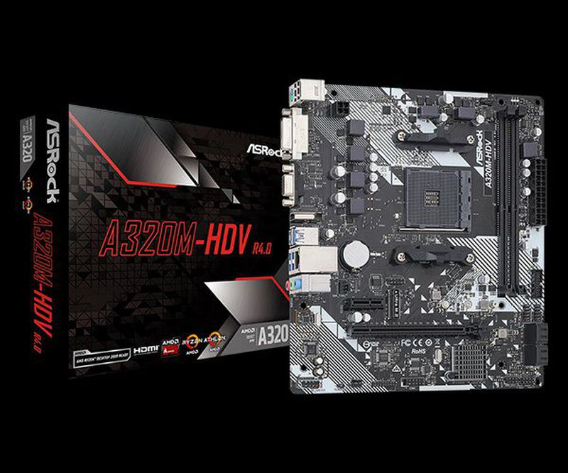 Service Motherboard + ASRock A320M-HDV