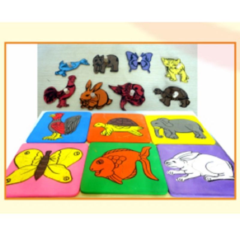 ALAT PERAGA EDUKATIF (APE) - PUZZLE PAUD (KAYU)