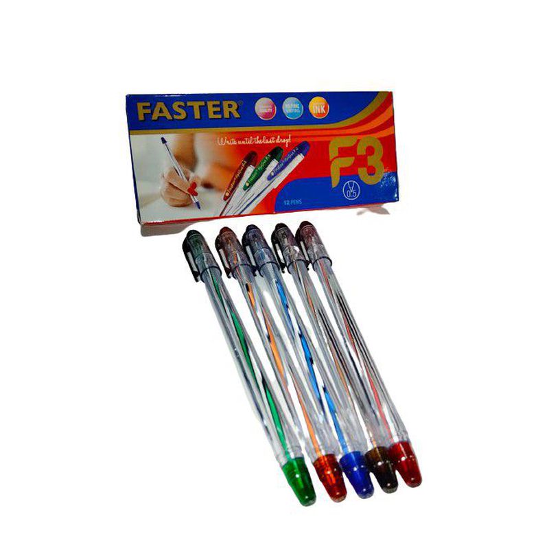 Bolpoint Faster F3 Biru