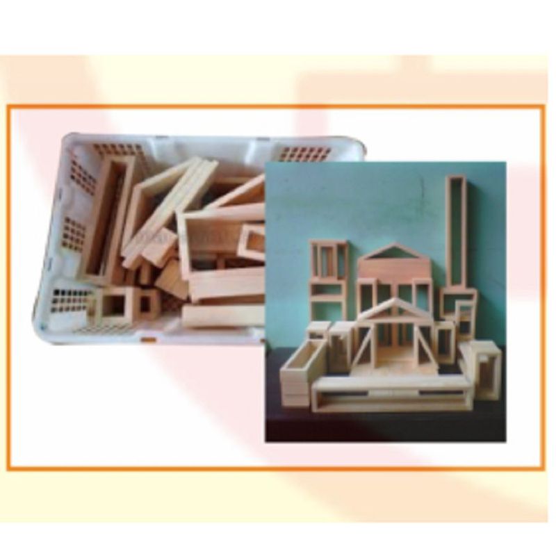 ALAT PERAGA EDUKATIF (APE) - BALOK RONGGA PAUD SERI 90 - 110