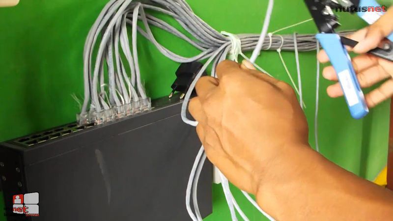 Pemasangan Jaringan Internet Lengkap dengan Kabel Cat6, Konektor dan ...
