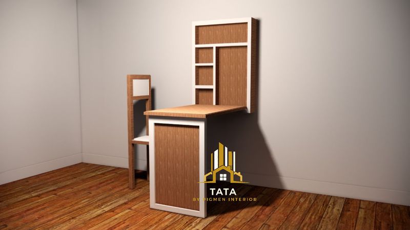 Meja Lipat Multifungsi - Cokelat