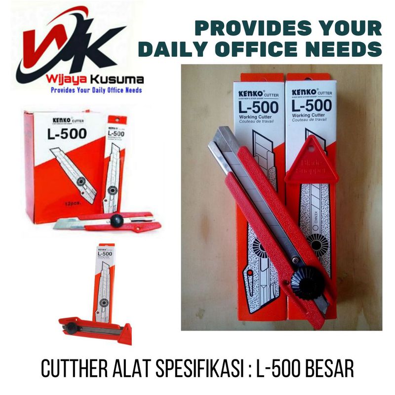 Cutter Kenko L-500 Besar (Alat)