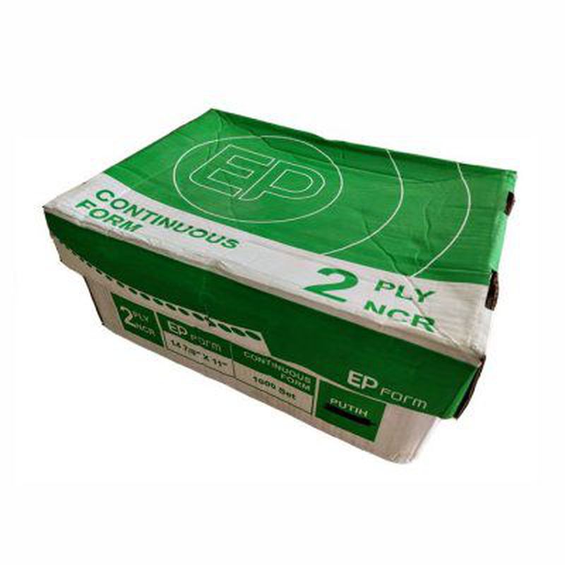 KERTAS CF CONTINUOUS FORM BESAR 2 PLY PUTIH EP FORM [EPFORMCFB2] (ATK)
