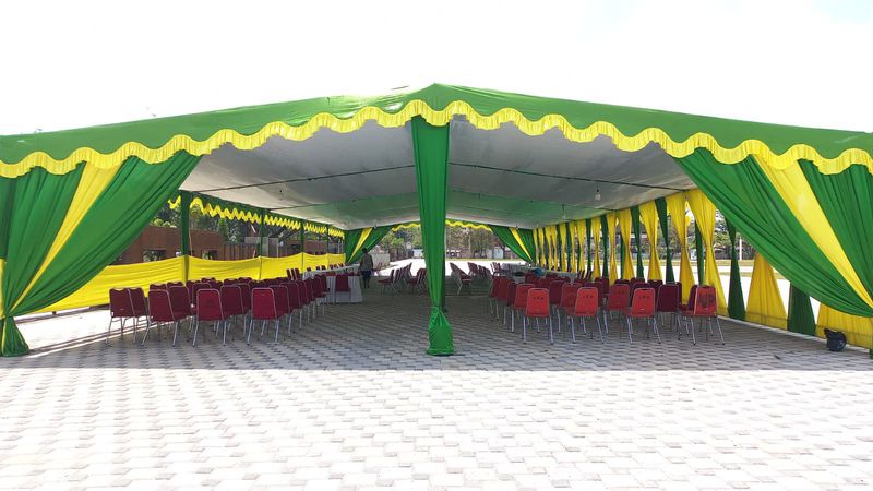 Tenda Konvensional Standar - Hijau Kuning