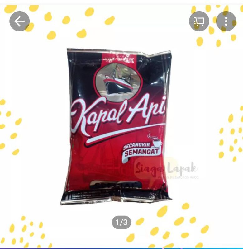 kopi kapal api 165g