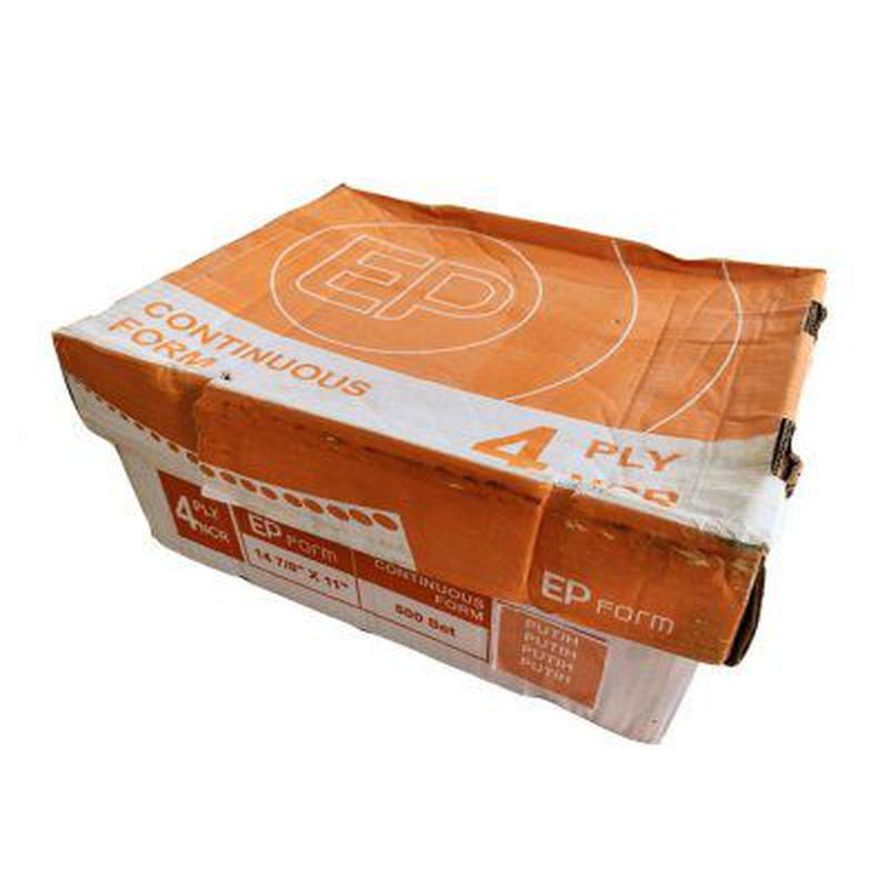 KERTAS CF CONTINUOUS FORM BESAR 4 PLY PUTIH EP FORM [EPFORMCFB4] (ATK)