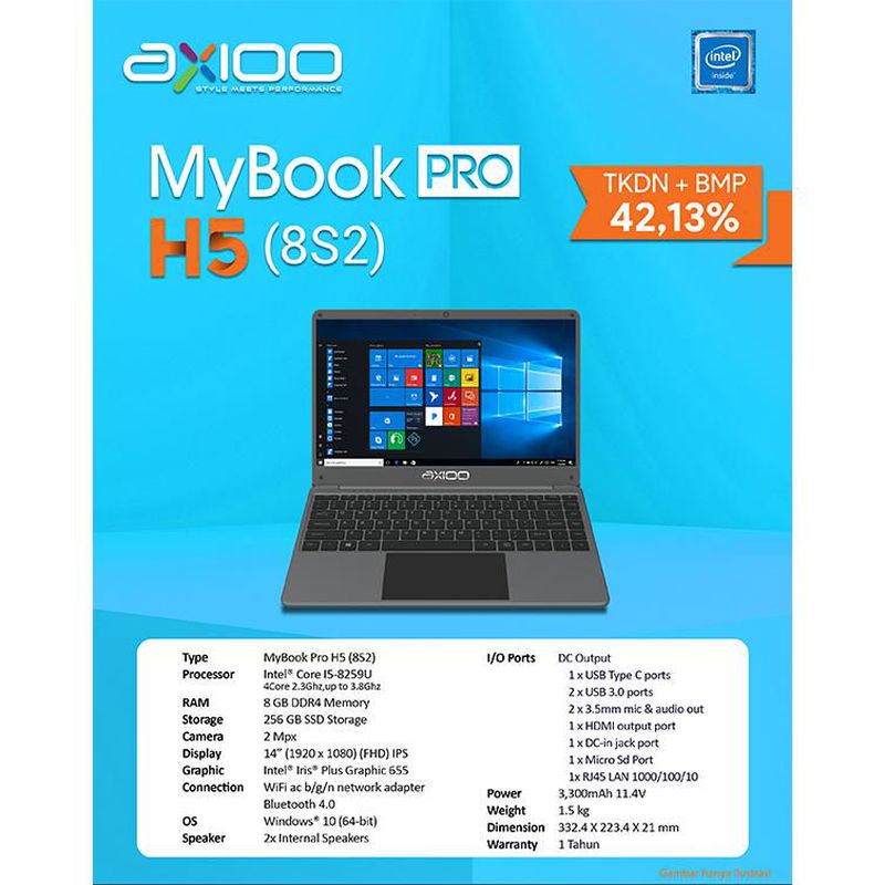 Axioo MyPC One Pro H5 (8S2)