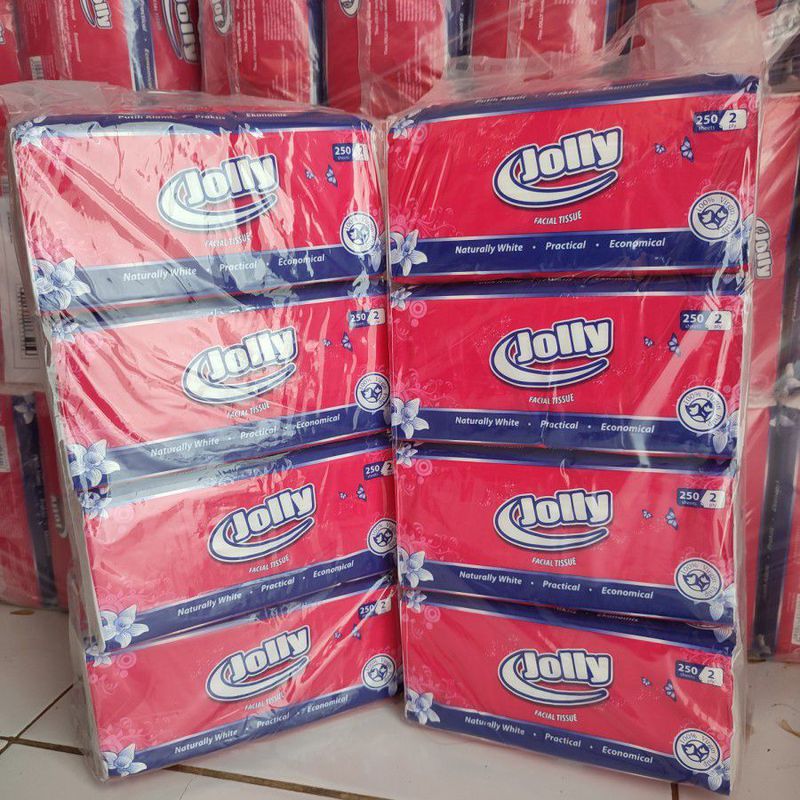Tissue Kotak 4 Pcs - Tisu Jolly 250 Sheet