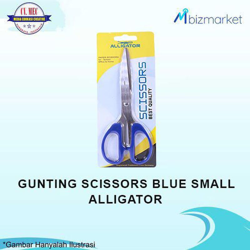 GUNTING SCISSORS BLUE SMALL