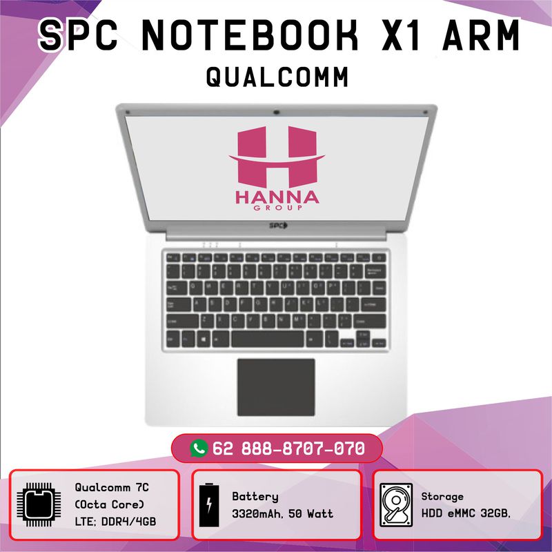SPC NOTEBOOK X1 ARM - QUALCOMM