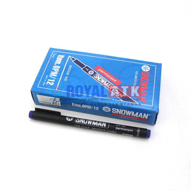 SPIDOL OHP SNOWMAN OPM BIRU 4970129023531