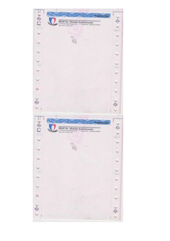 Kertas Registrasi Radiologi