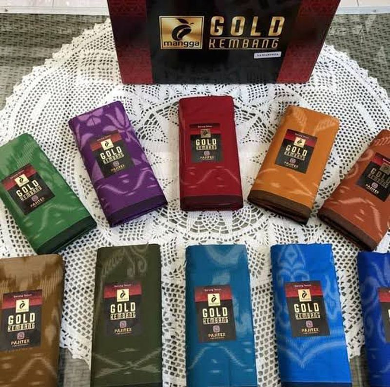 Sarung Mangga GOLD Kembang