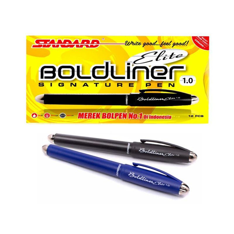 PULPEN TANDA TANGAN BOLDLINER 1.0 STANDARD (DUS)