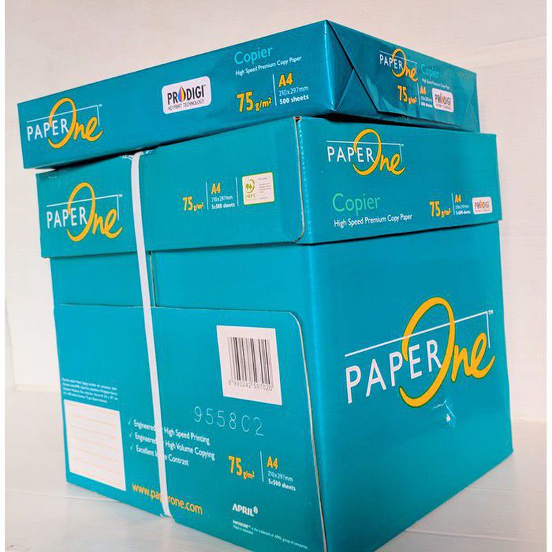 KERTAS HVS A4 75gr PAPER ONE